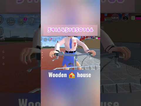 wooden house props id Sakura school simulator