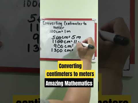 Converting centimeters to meters#conversion #centimeter #mathskills #mathisfun #mathtrick #mathhacks