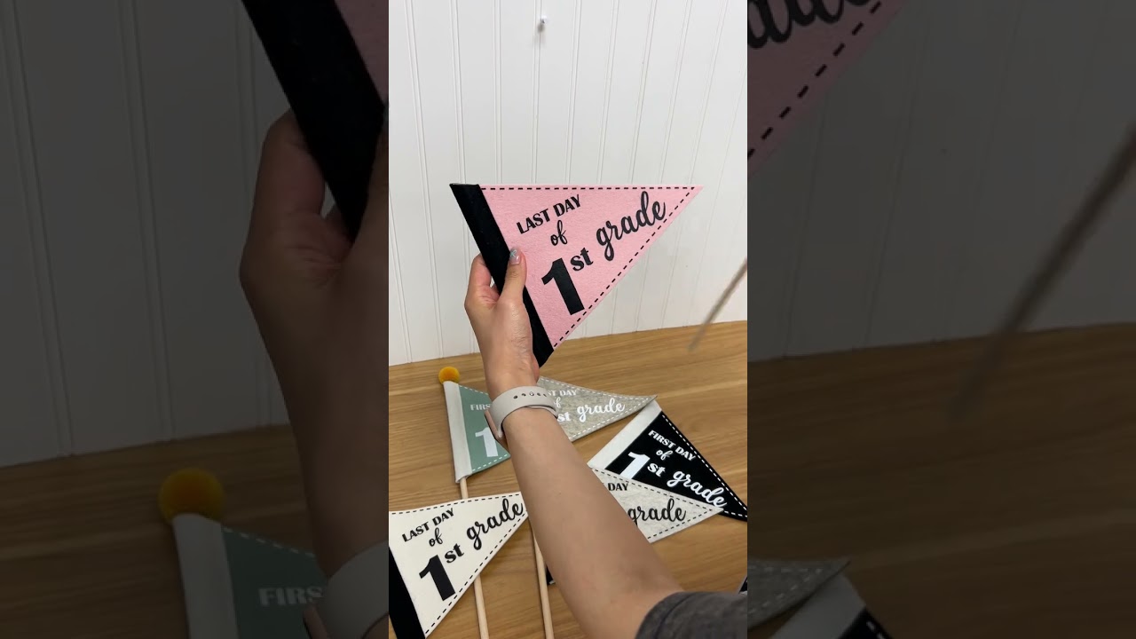 How To Use Our School Pennant Flags #shorts