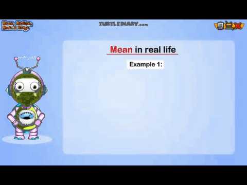 Calculating the Mean of a Data Set *Math for Kids*