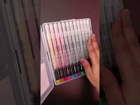 Brustro Calligraphy Brush pens #brushpen #shortvideo
