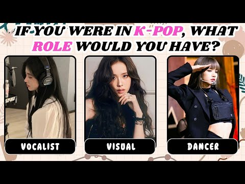 ✨ If You Were in K-pop, What Role Would You Have? 💖 | Fun Personality KPOP Quiz game @quizgalaxtopia