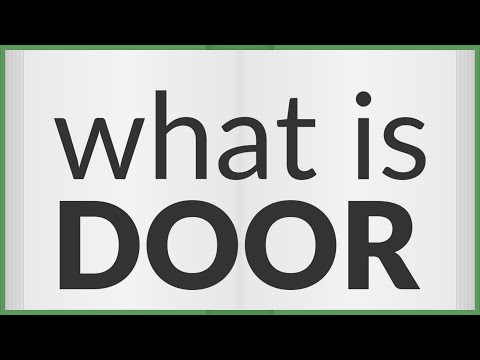 Door | meaning of Door