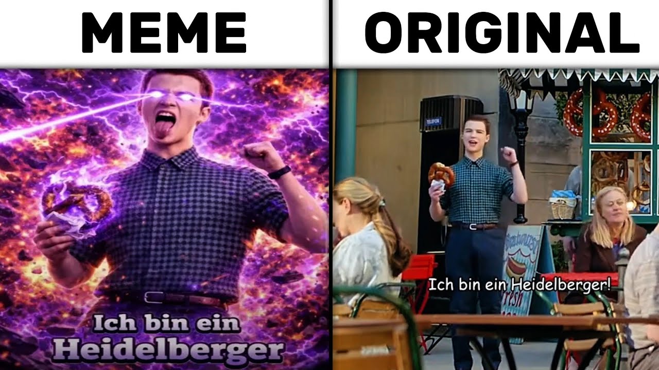 Ich Bin Ein Heidelberger Meme vs Original Video