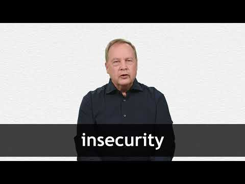 INSECURITY definition and meaning | Collins English Dictionary