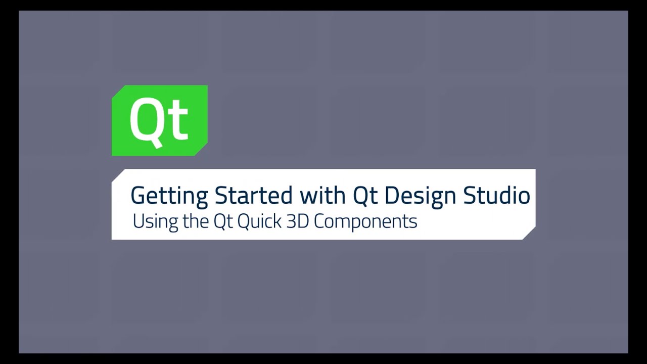 Getting Started with QDS – Using the Qt Quick 3D Components