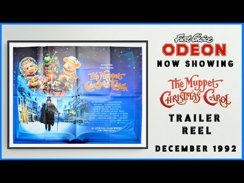 THE MUPPET CHRISTMAS CAROL (December 1992 Odeon Cinema Trailer Reel) -- Home Cinema