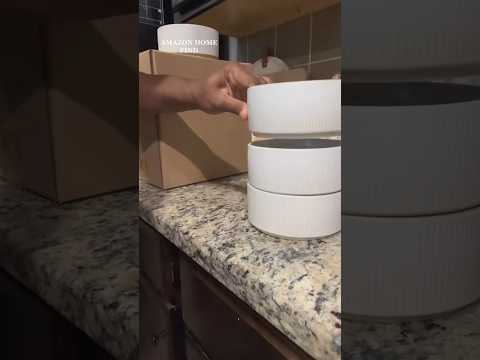 New Amazon Dinnerware 🤍 #youtubeshorts #aesthetic