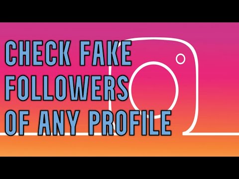 How to check fake followers number on Instagram