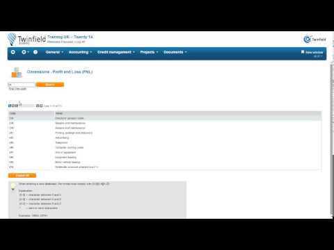 How to Create a General Ledger Code