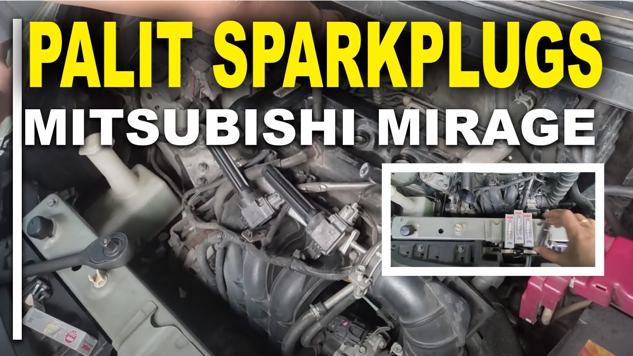 HOW TO CHANGE SPARK PLUGS ON MITSUBISHI MIRAGE (MANUAL) or any car