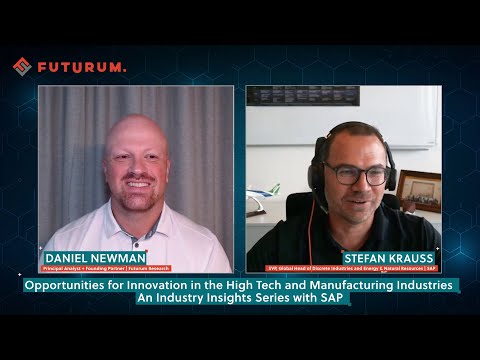 SAP Industry Insights: Opportunities for Innovation in the High Tech and Manufacturing Industries