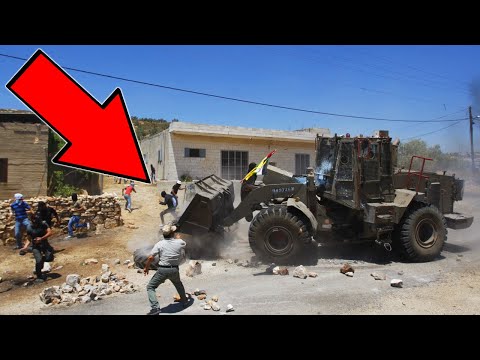Armored Bulldozer CRUSHES Terrorist (*GRAPHIC FOOTAGE*) Combat Footage
