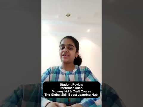 The Global Skill-Boost Learning Hub online institute Student review #veiws #youtube #shortvideo