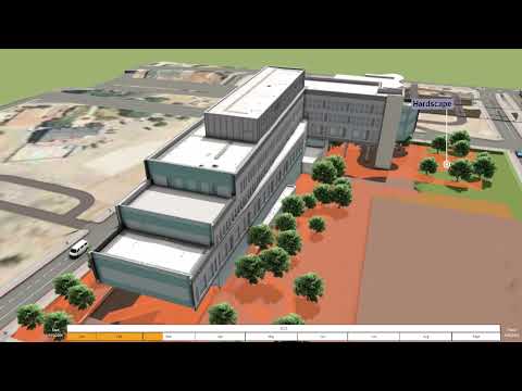 The new College of Business in 4K construction rendering