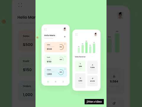 jitter Mobile App Design Animation with LearnWithSajid | #shorts #animation #jitterclick