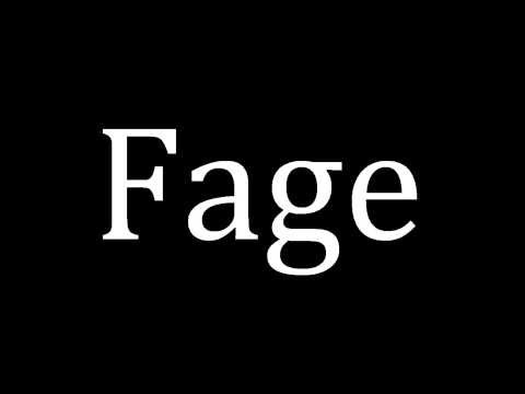 How to pronounce Fage