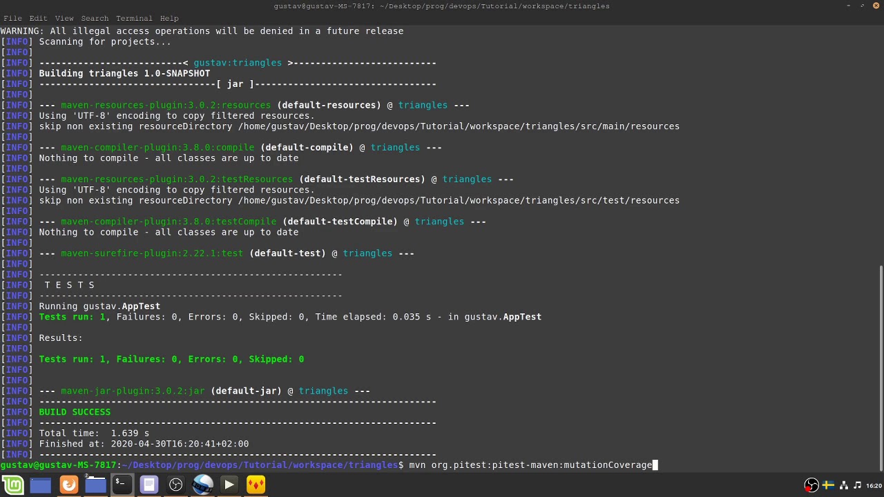 Mutation testing with PIT (PITest) and Maven