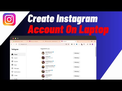 How To Create Instagram Account On Laptop/PC/Computer