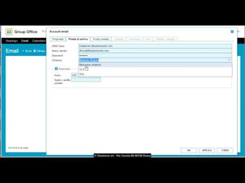 IT Business Group Office Email Account Configuration