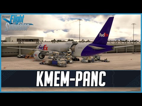 PMDG 777F | Real World Fedex OPS | Memphis - Anchorage *LONG-HAUL* | VATSIM