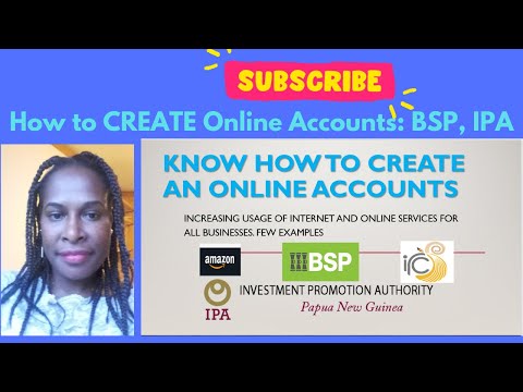 HOW to Create an ONLINE Accounts: BSP, Air Niugini, IPA