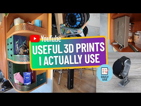 10 Useful 3D Prints I Use Almost Daily