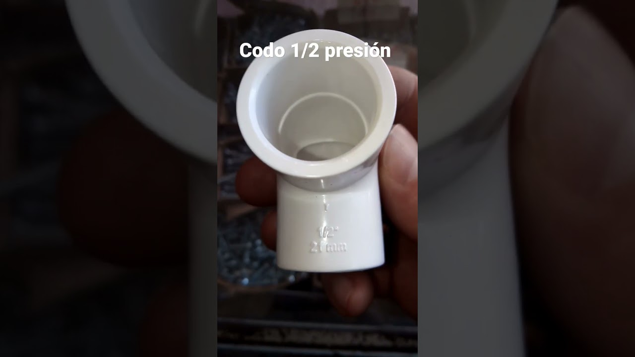 artículos de ferretería: codo 1/2 presión #shorts #codo #ferreteria