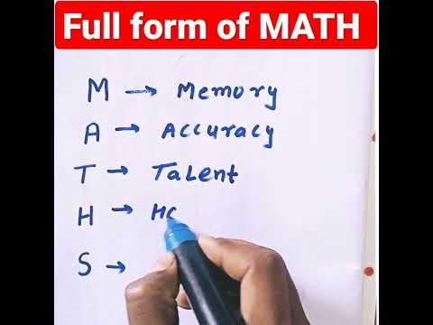 Full form of Math #bseb #math #bseb #physics #shailendratoturial448