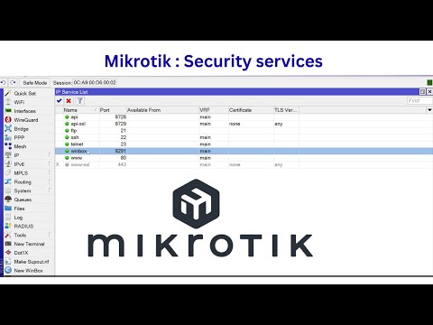 How to Secure MikroTik Services (Winbox, SSH, Telnet, MAC) Step by ...