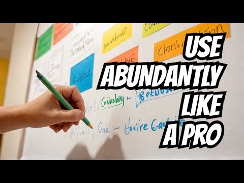 English Vocabulary: abundantly