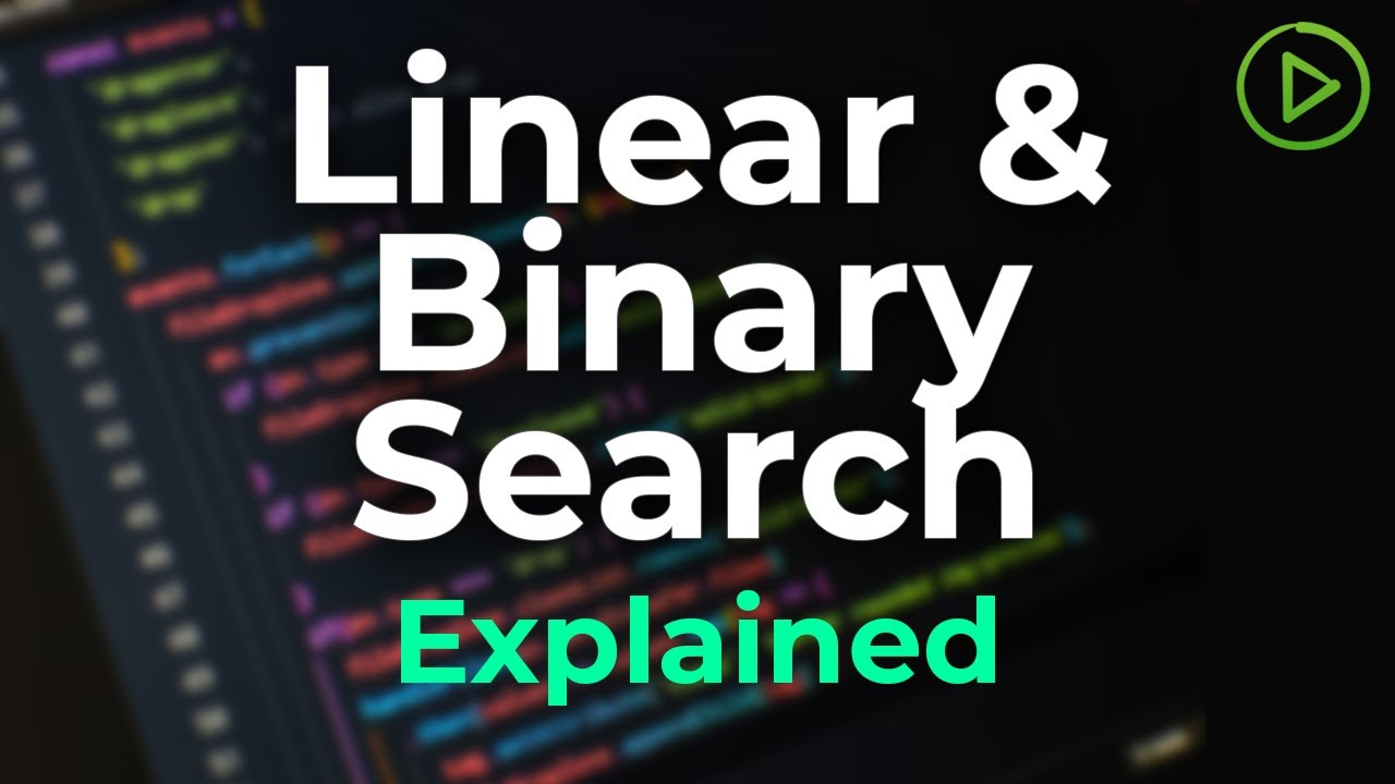 Linear and Binary Search Algorithms Explained in Python with FULL code