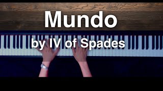 IV of Spades - Mundo (piano sheet music) by Mel's Music Corner Sheet