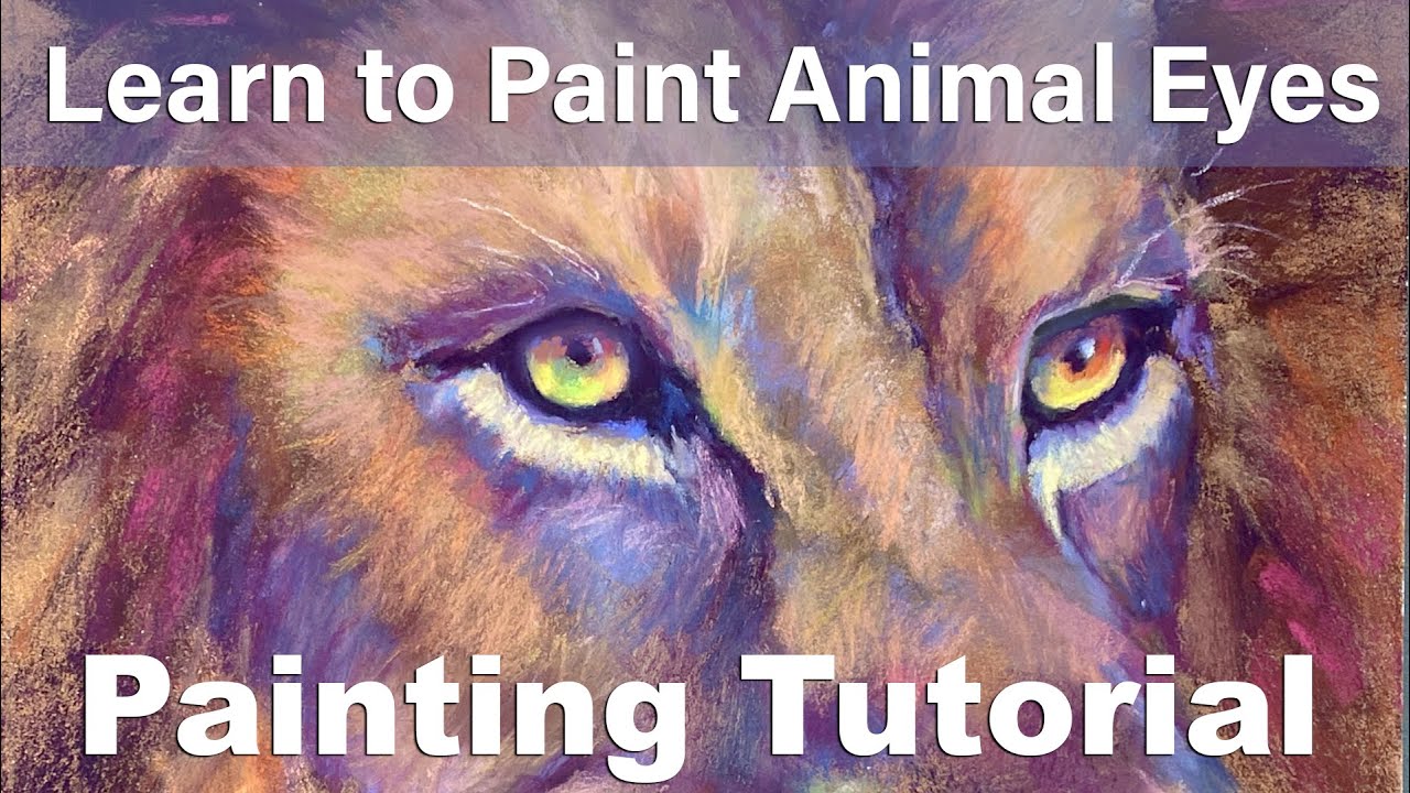 Learn to Paint Animal Eyes / Painting Tutorial