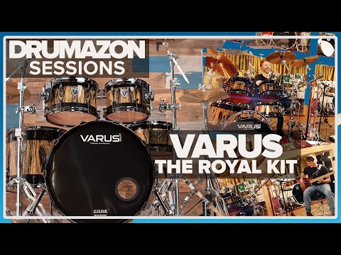 VARUS CUSTOM DELUXE 5 PIECE DRUM KIT, MAHOGANY SHELLS, | Reverb Italia