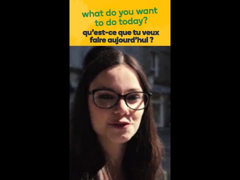 How to say 'what do you want to do today?' in French - with Memrise