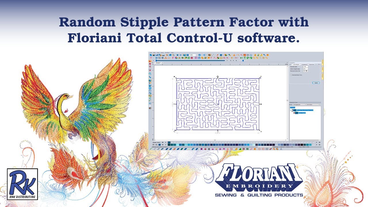 Floriani Total Control U: Random Stipple Pattern Factor - Build 3561