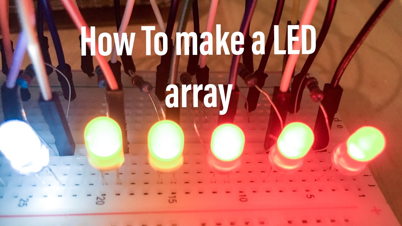 How To Make A LED Array Using Raspberry Pi