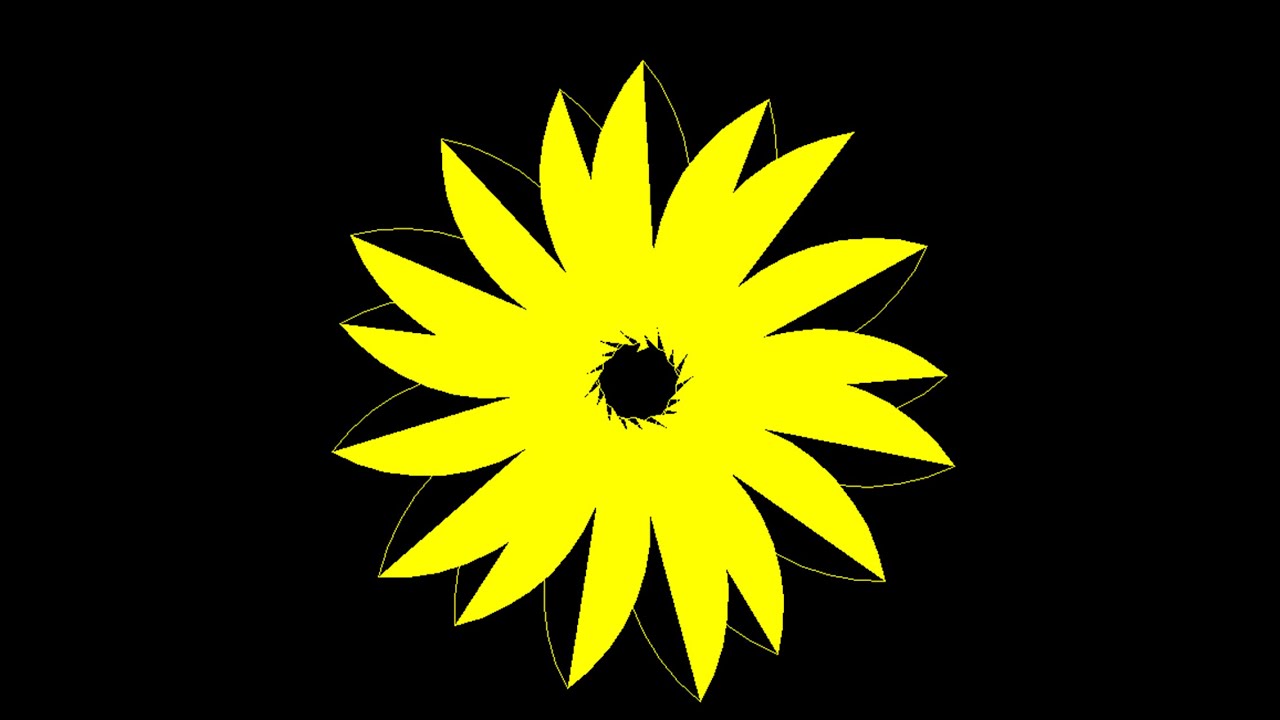 Draw a Beautiful Flower with Python Turtle| Python Turtle Graphics Design Ideas