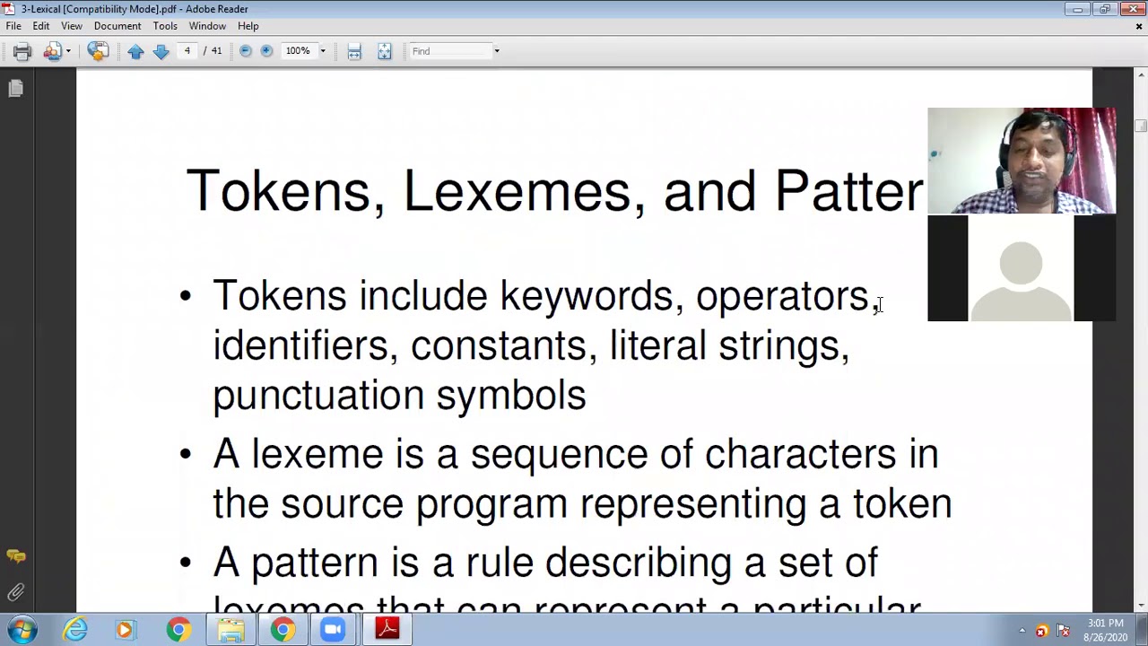 Compiler Design- LS-2 Lexical Analysis- Part 1