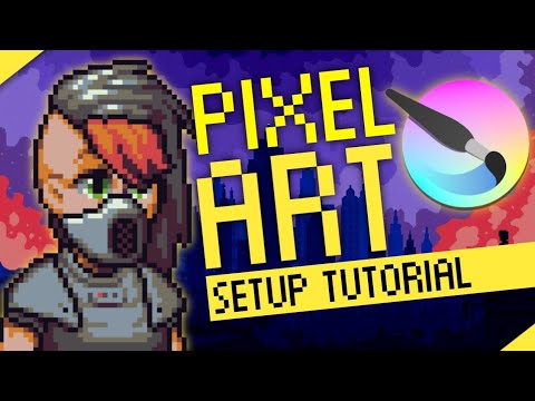 How to Draw Pixel Art in Krita | Pixel Art Setup Tutorial | Easy Beginner Friendly guide