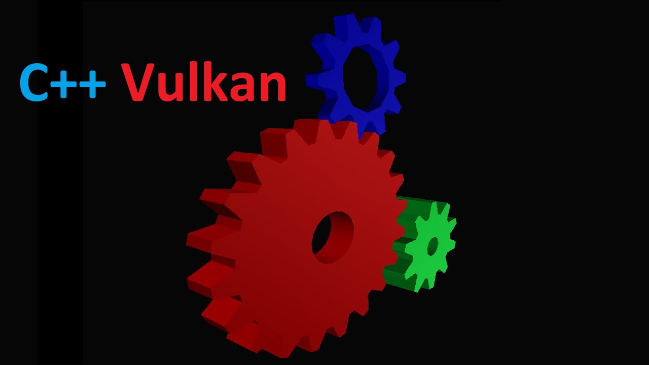 C++ Vulkan API Examples Demo Showcase. Vulkan C++ Game Engine Development