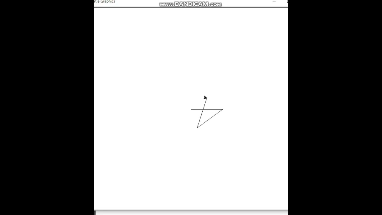 Python Turtle - Draw a star⭐