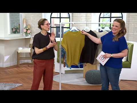 Carla Rockmore Collection The Summer Crew Neck Sweater on QVC