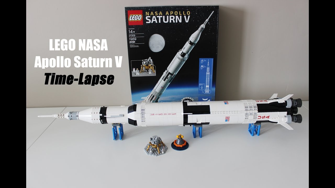 LEGO NASA Apollo Saturn V Time-Lapse Build