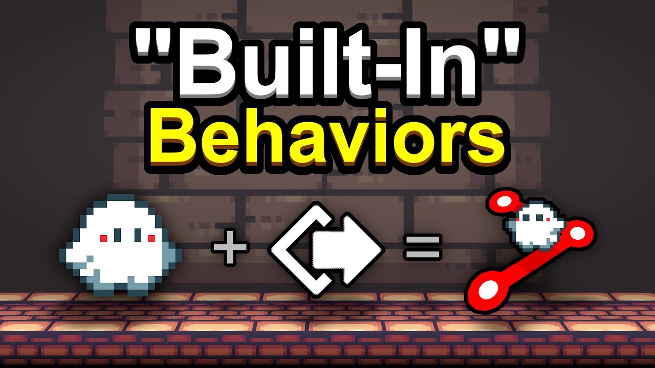 Built-In Behaviors And Synergies - With GDevelop