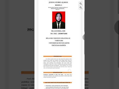 Jurnal Modul 1 Lolos validasi " Pembelajaran ubD " #ppg2024 #ppg #jurnal #jurnallulusvalidasi #guru