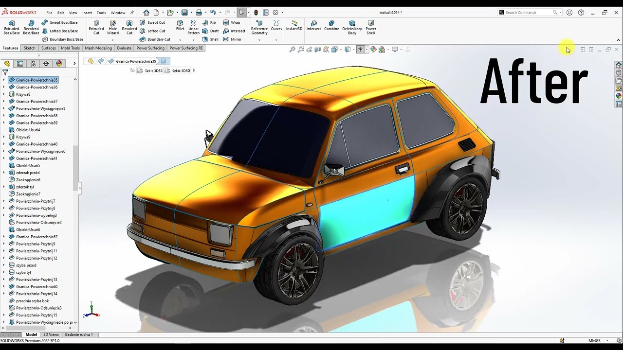 Car wide kit |  Surfacing SOLIDWORKS