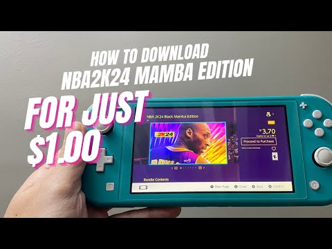 How to download NBA2k24 Mamba Edition for just 1 dollar