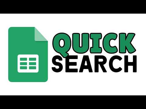 How To Do A Quick Search in Google Sheets (Find and Replace)